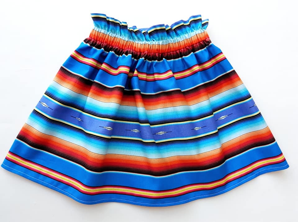 Serape Multi Color Girls Skirt Serape Party Skirts Serape - Etsy