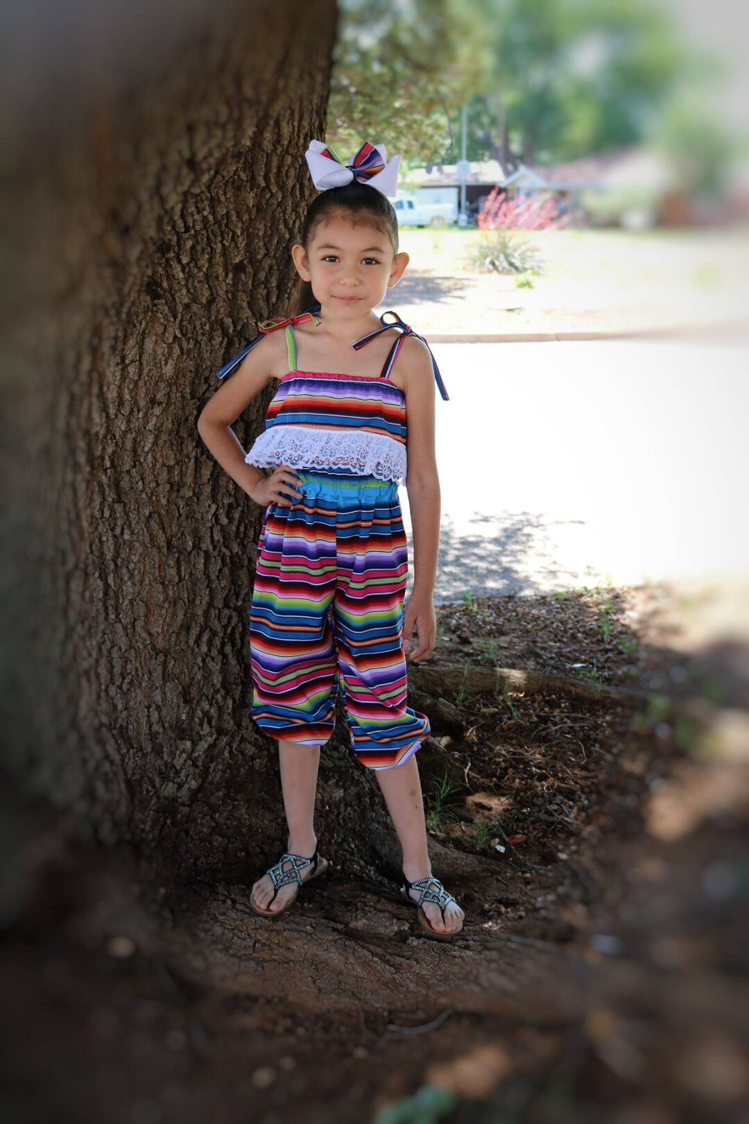 Serape Capri Romper: Fiesta Party Outfit - Etsy