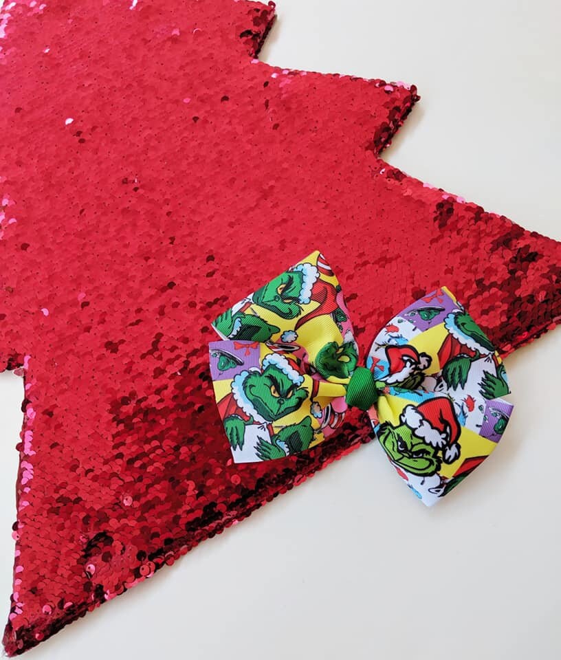 Christmas Bow Jumbo Christmas Bow Half Pinwheel Bow - Etsy