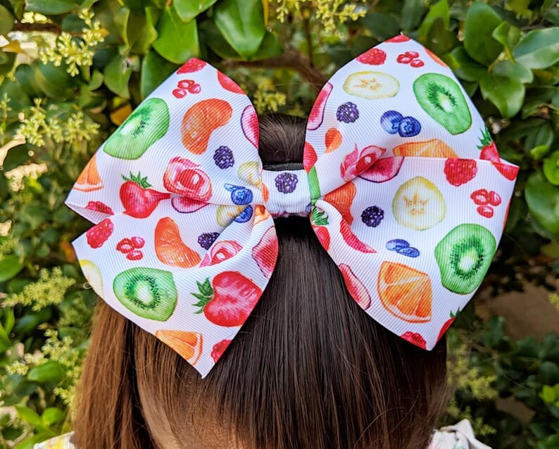 Fruit Bow Lemon Bow Fruit Jumbo Bow Party Fruit Bow - Etsy