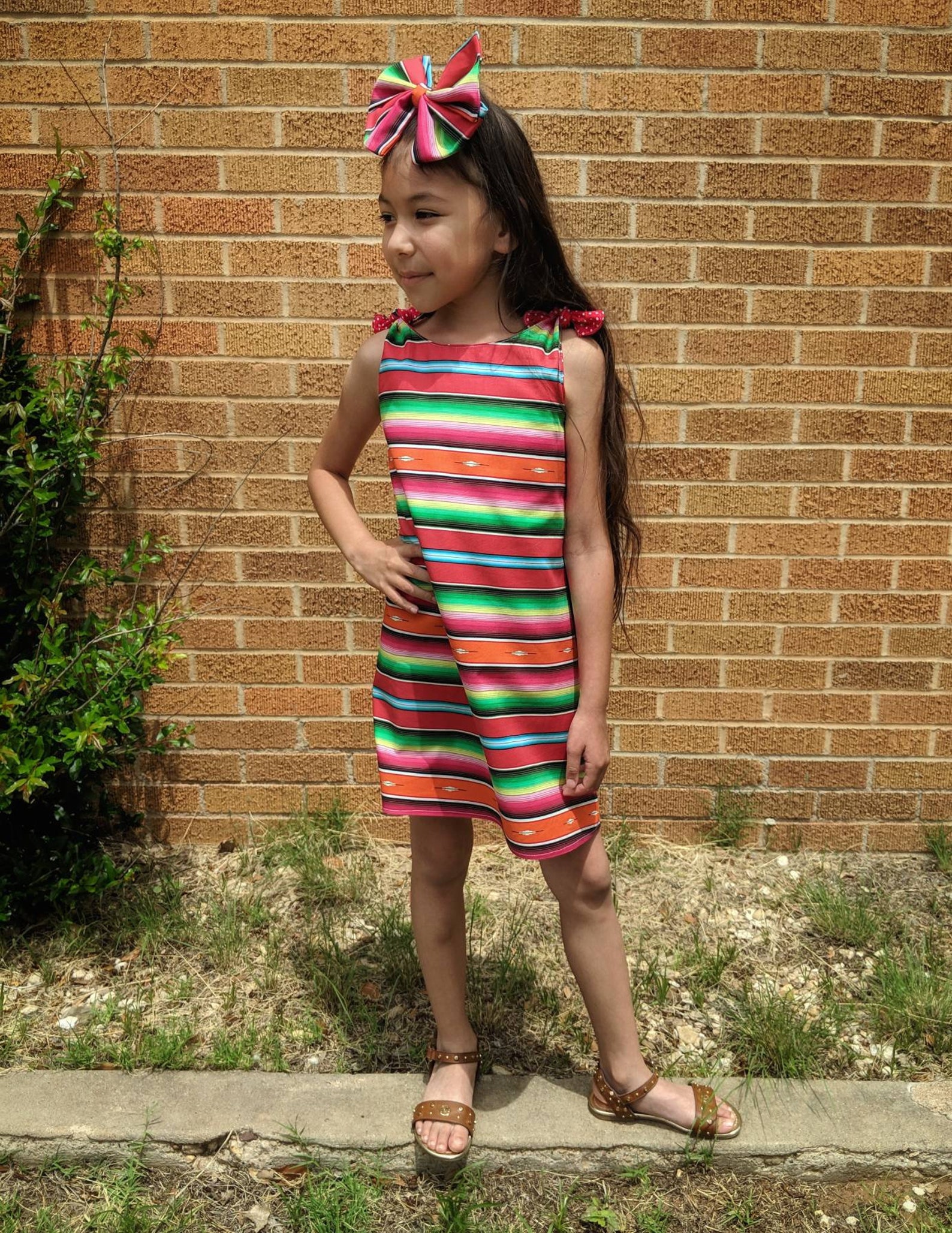 Serape Dress Fiesta Serape Dress Mexican Fiesta Dress - Etsy