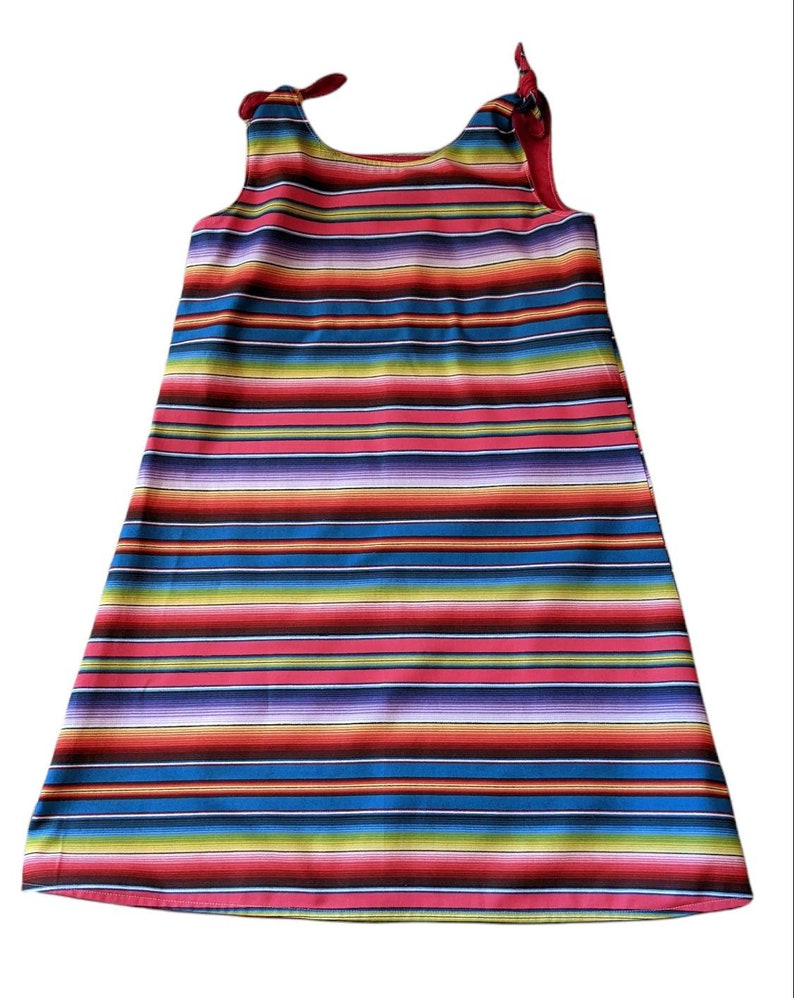 Serape Dress Fiesta Serape Dress Mexican Fiesta Dress - Etsy