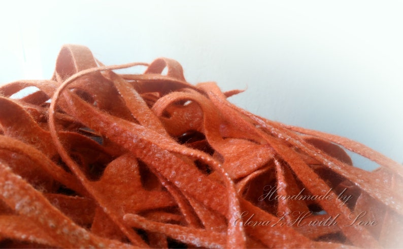 Orange Wool Scarf, Women's Scarves, Felt Scarf, Wool Wraps, Street ...