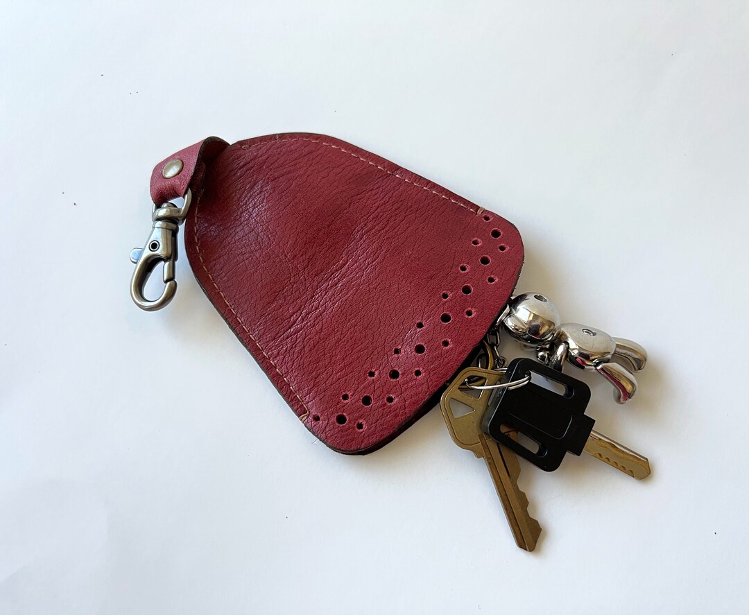 Handmade Leather Case, Leather Key Case, Key Holder Keychain, Key ...
