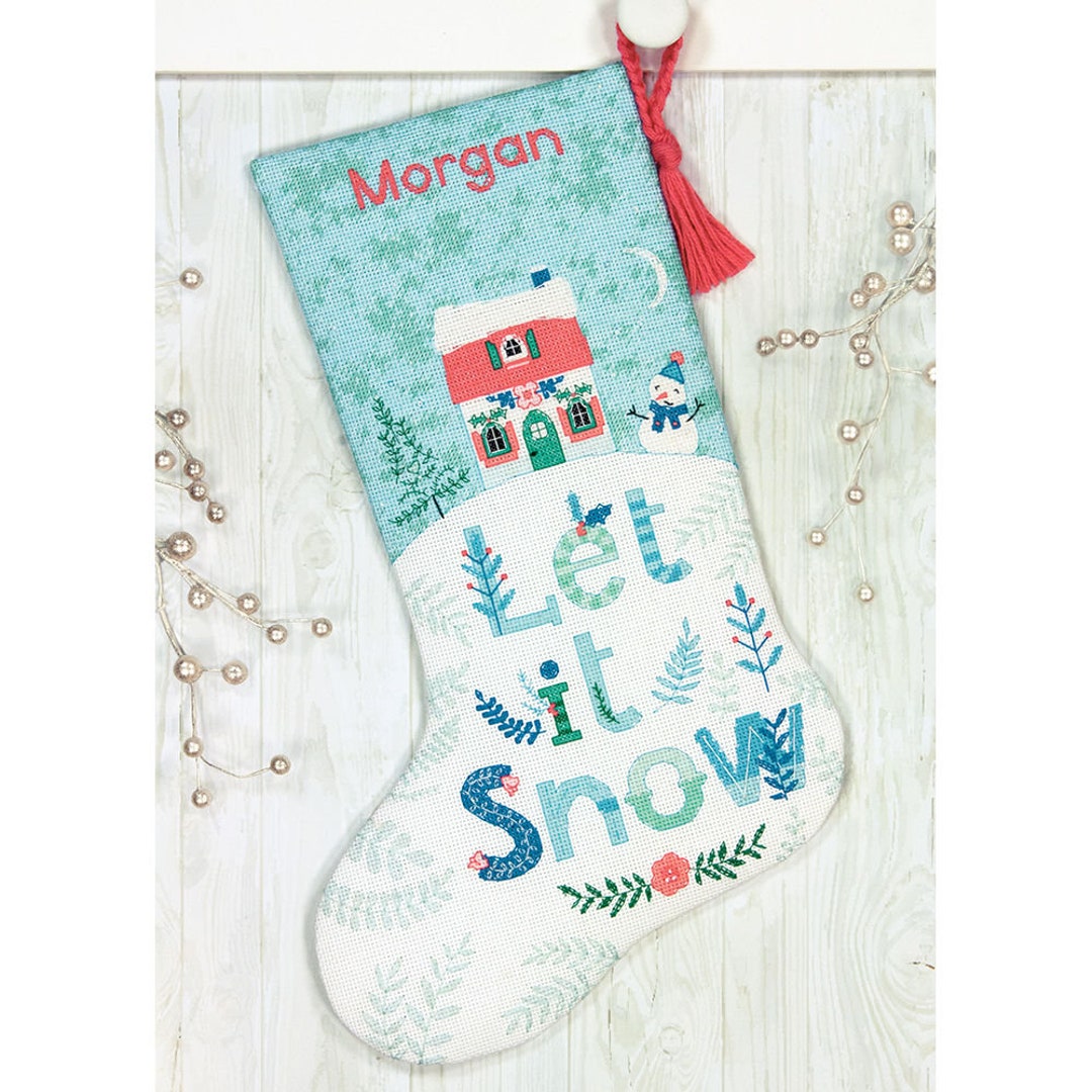 Dimensions Counted Cross Stitch Kit - Holiday Home Stocking - Etsy