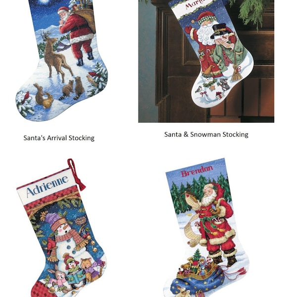 Dimensions Cross Stitch Patterns Santas Arrival - Etsy