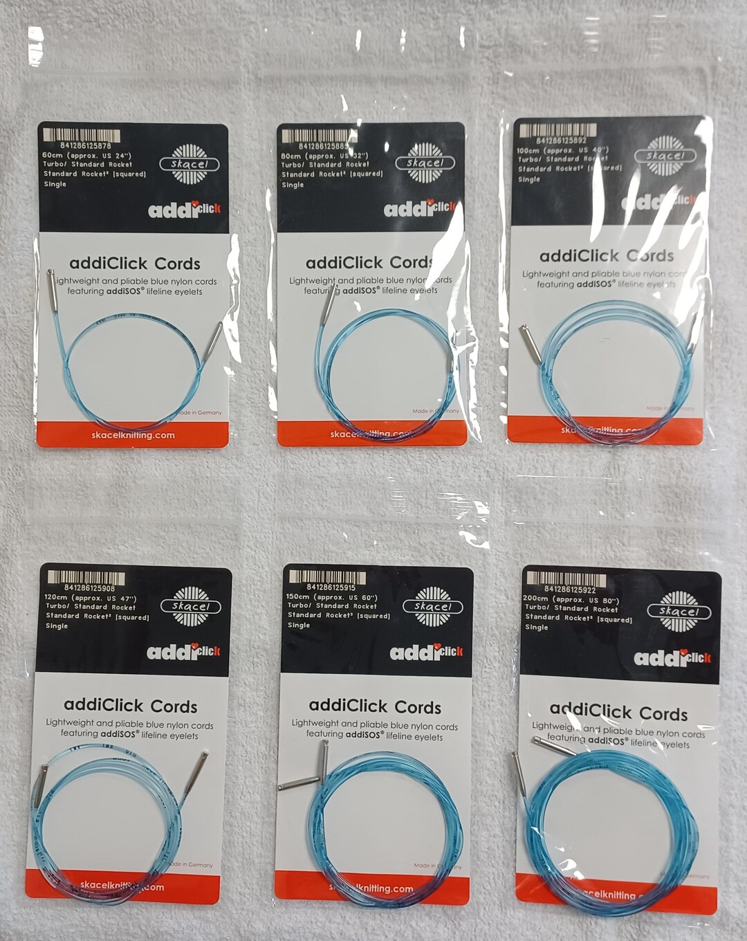 Skacel by Addi Addiclick Cords - Turbo, Standard Rocket, and Standard ...