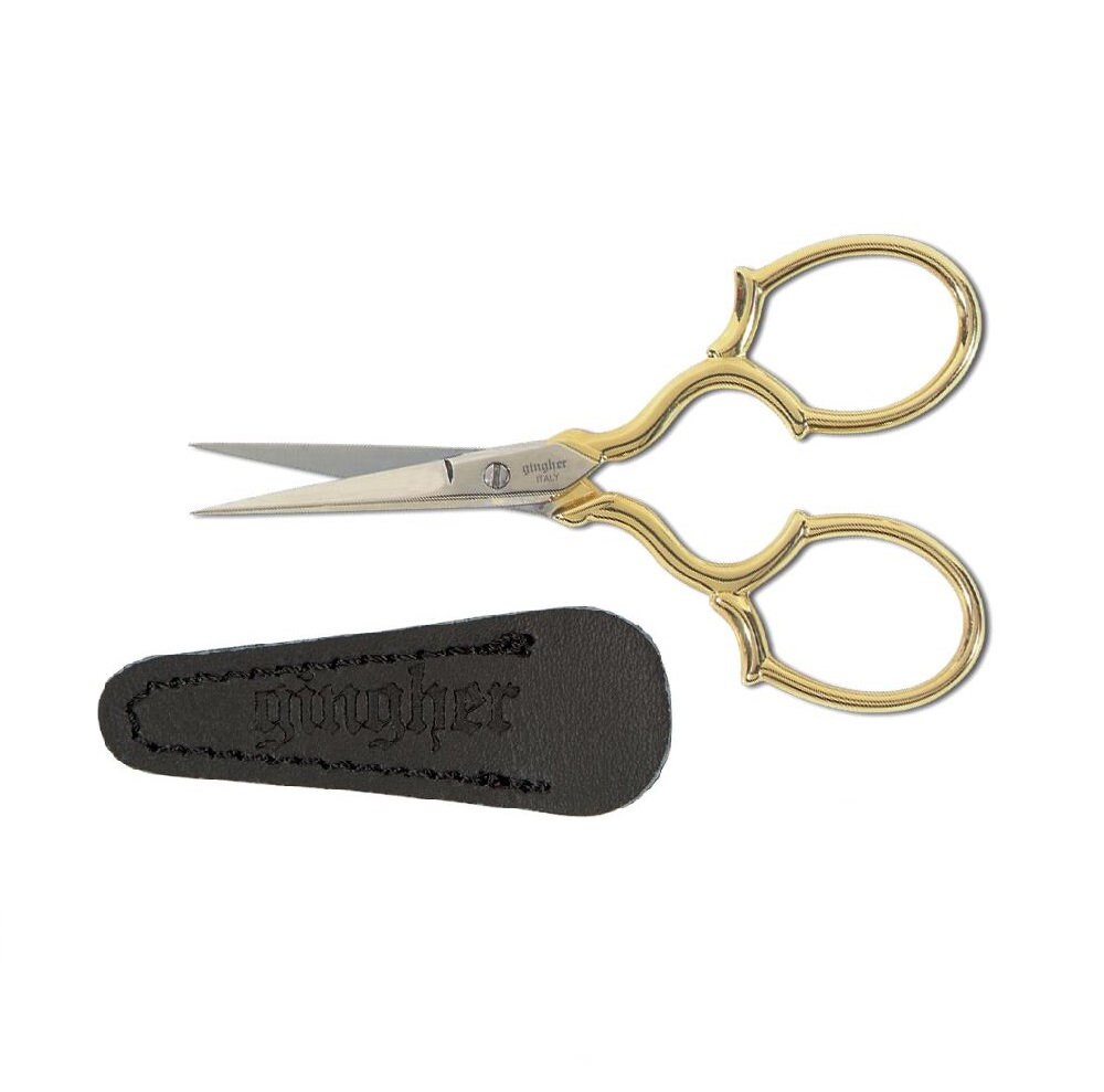 Gingher Gold-handled 3.5 Epaulette Embroidery Scissors - Etsy