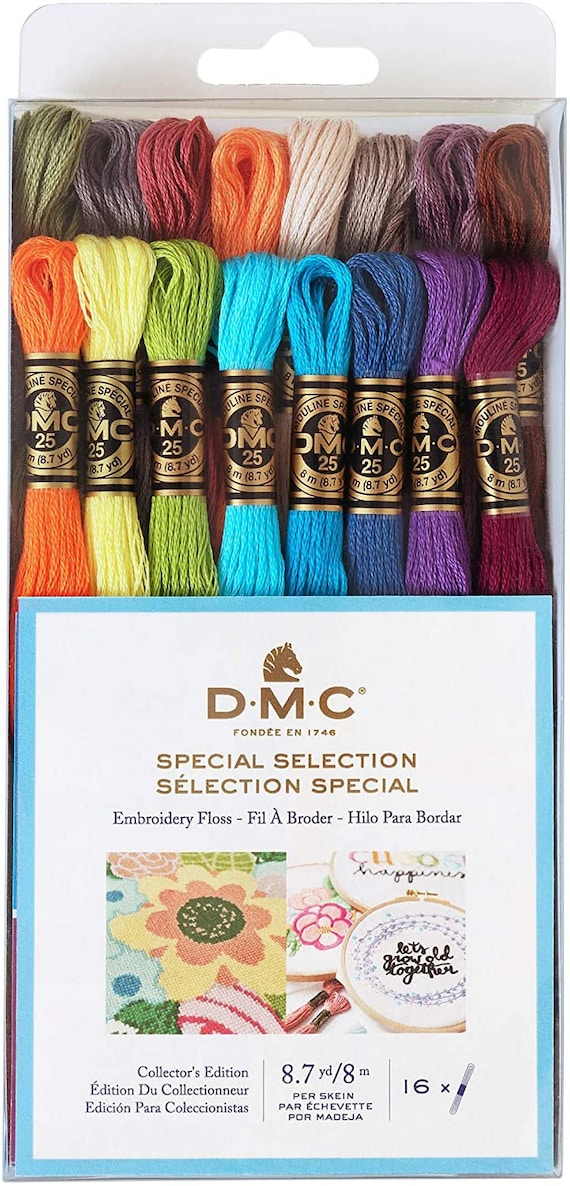 DMC Embroidery Floss Pack 8.7 Yards 16/pkg - Etsy