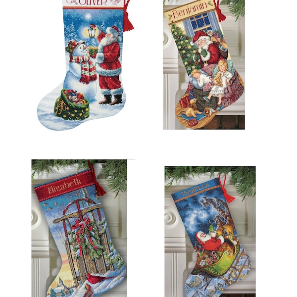 Christmas Stocking Dimensions Cross Stitch Kit - Etsy