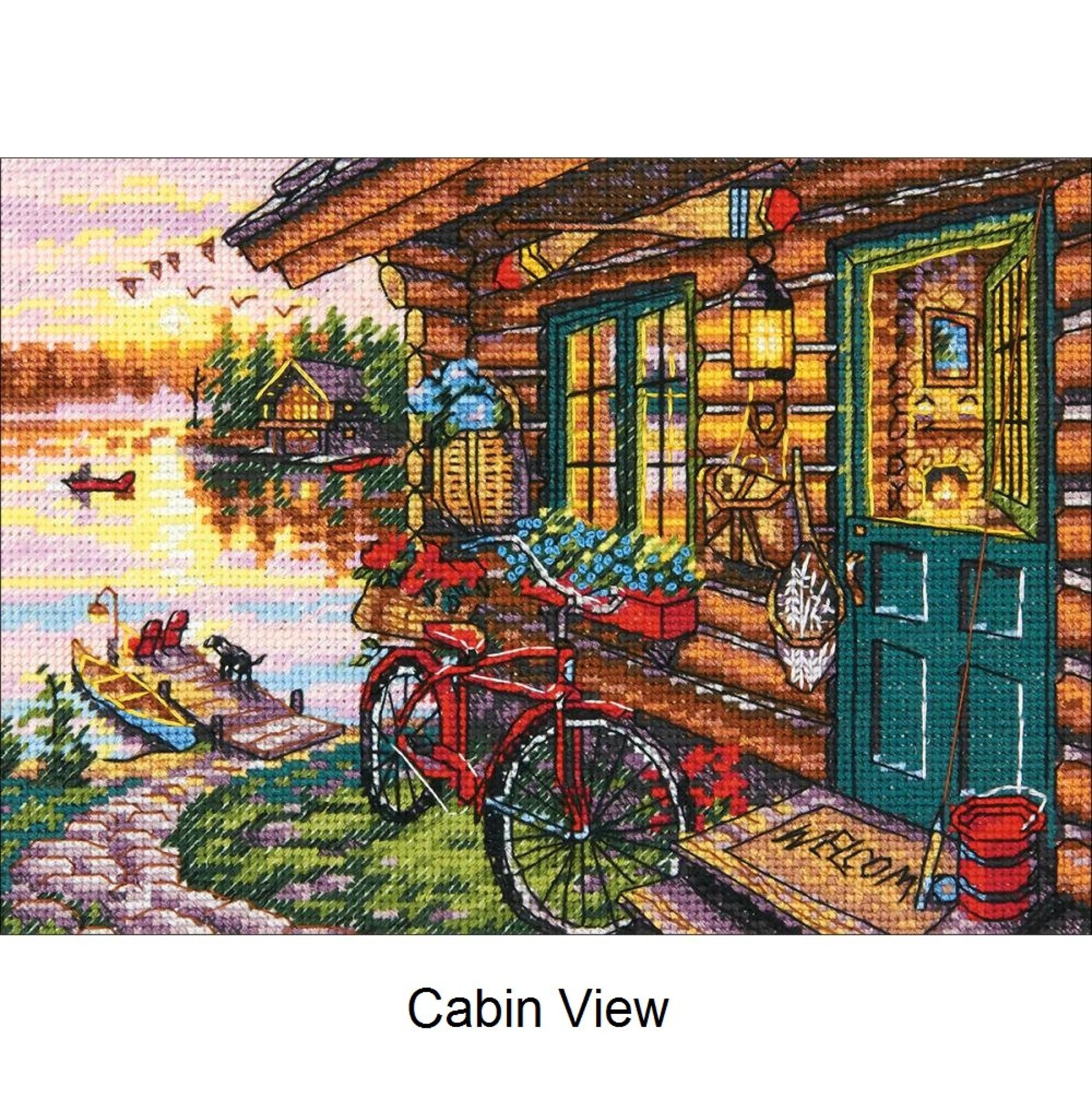 Dimensions Gold Counted Cross Stitch Kit - Bayside Cottage (70-65145 ...