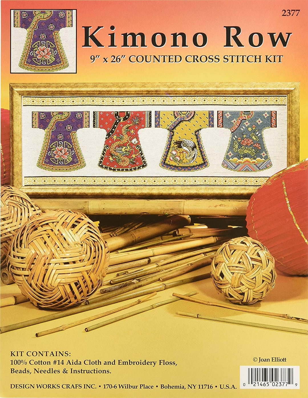 Design Works Counted Cross Stitch Kit - Kimono Row 9" X 26" - Etsy