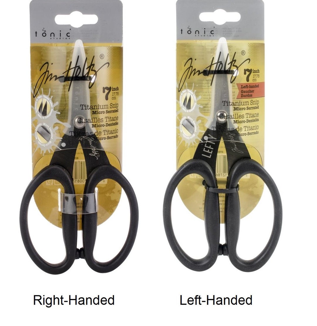 Tim Holtz Non-stick Titanium Micro Serrated Scissors 7" - Etsy