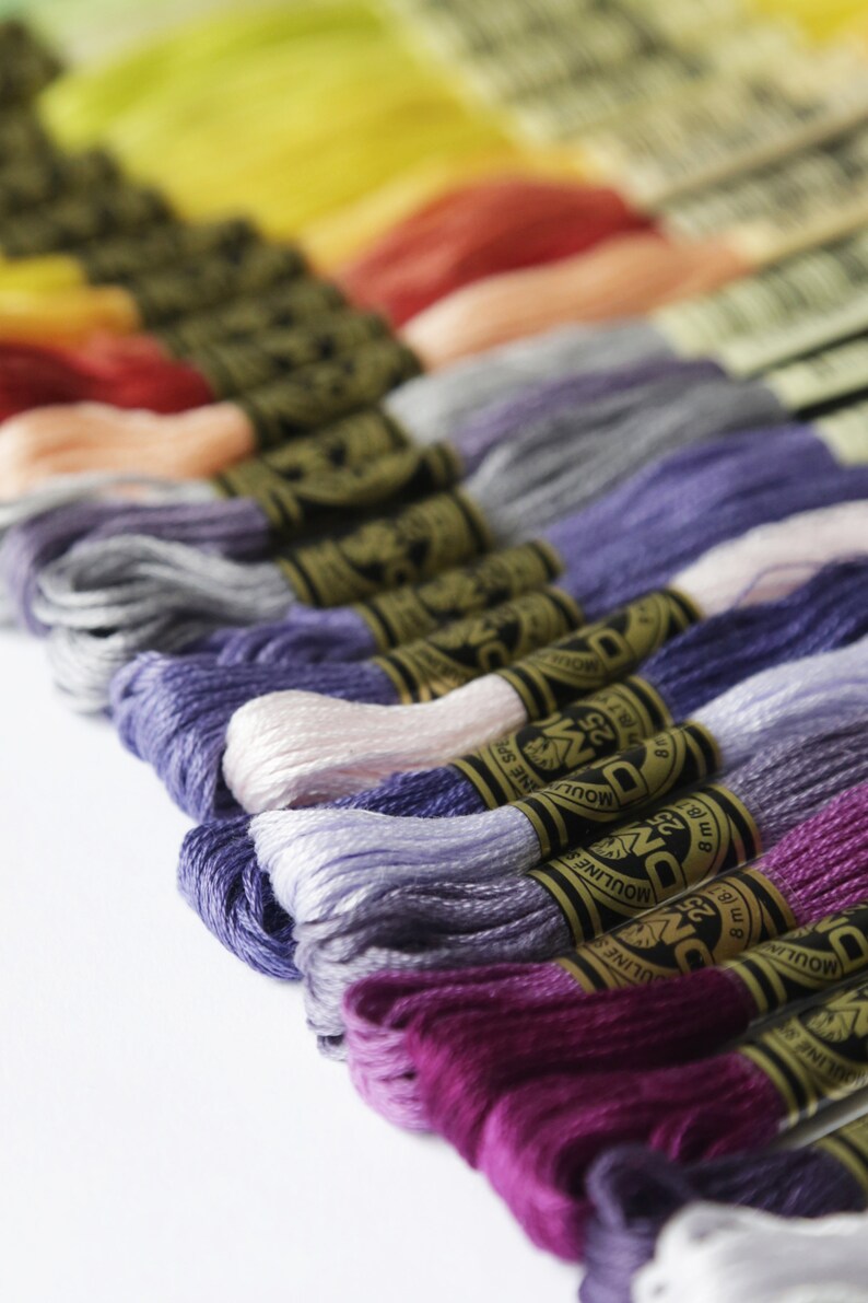 DMC Full Set 35 New Colors Embroidery Floss - Etsy