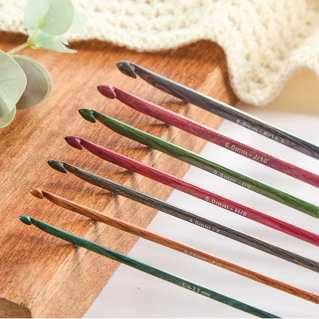 Knitpro Dreamz Interchangeable Tunisian Crochet Hooks Size 3.0mm - 12 ...