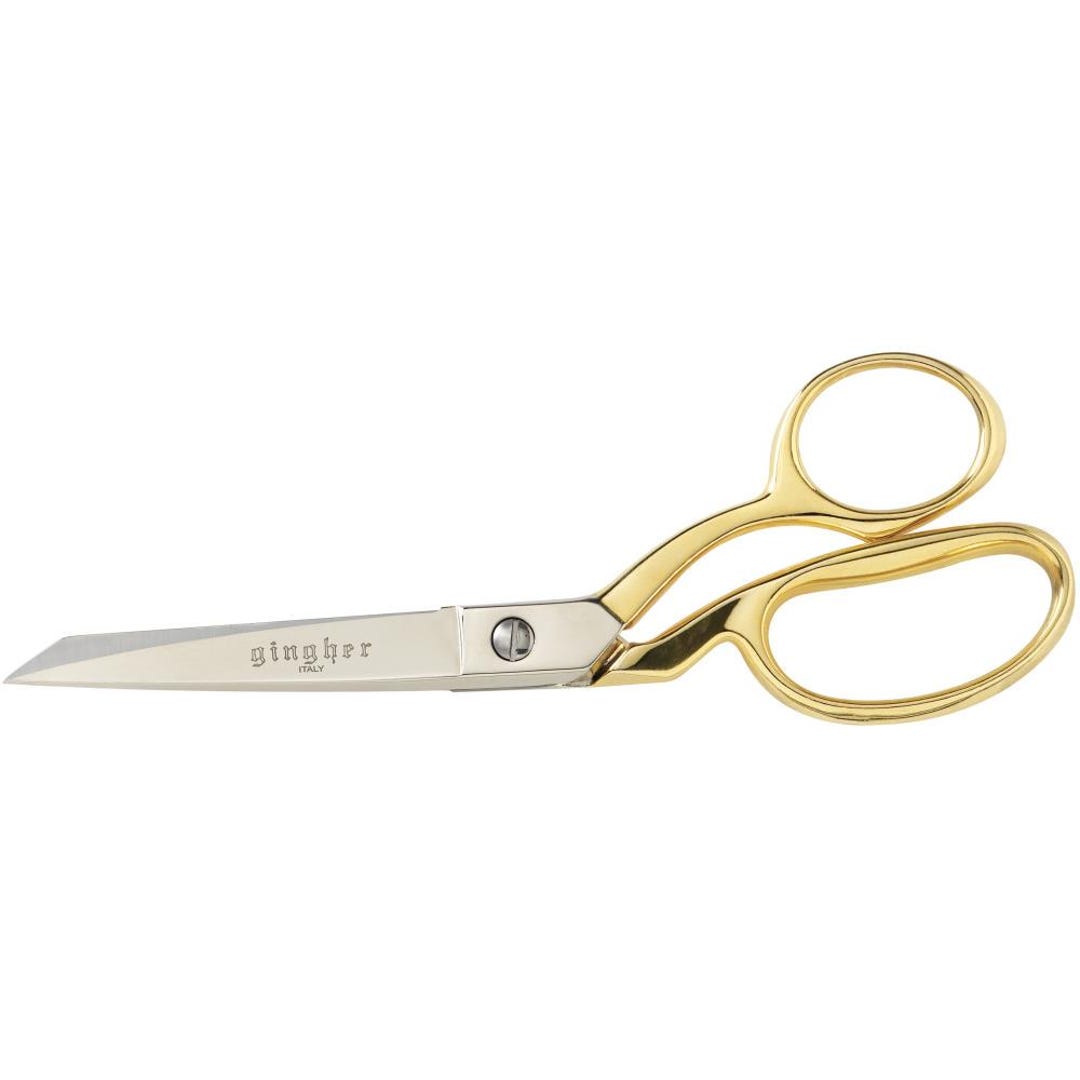 Gingher 8" Gold-handled Knife-edge Dressmaker Shears Scissors - Etsy