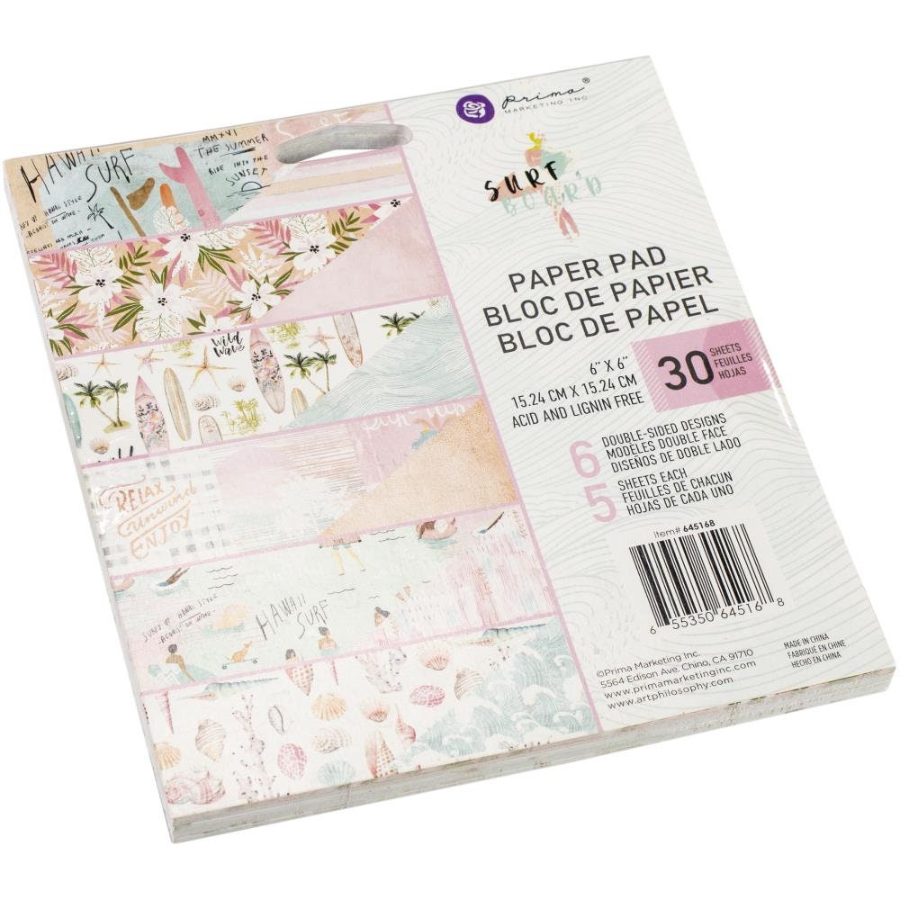 Prima Marketing Double-Sided Paper Pad 6X6 30 | Etsy