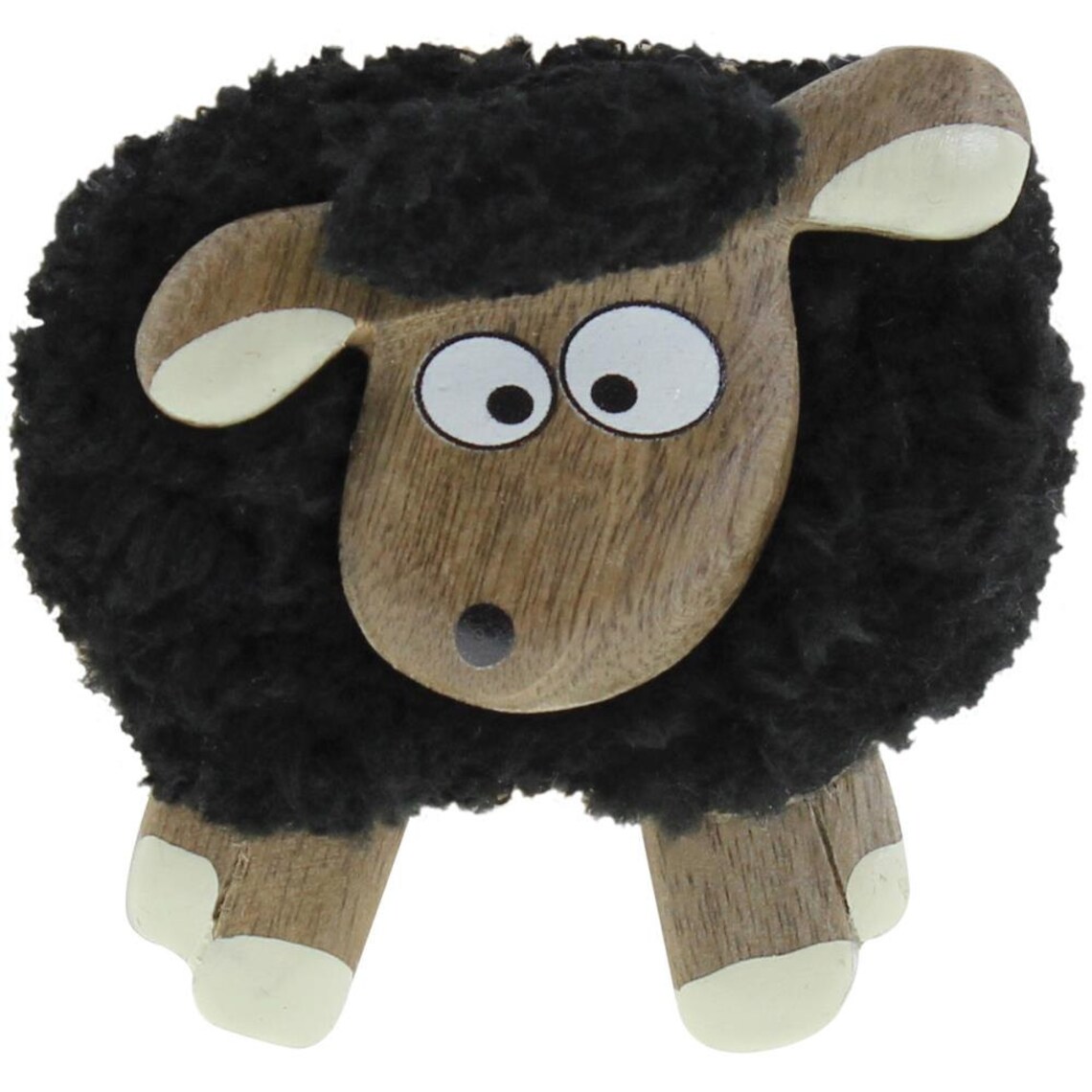 Dublin Gift Fluffy Sheep Magnet Shocked Black - Etsy