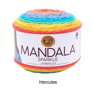 Lion Brand Yarn Mandala Sparkle - Hercules, Orion, Crux, Draco ...