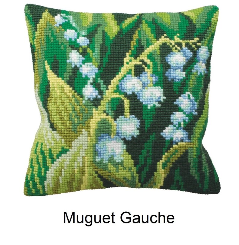 Collection D'art Stamped Needlepoint Cushion Kit 40x40cm | Etsy