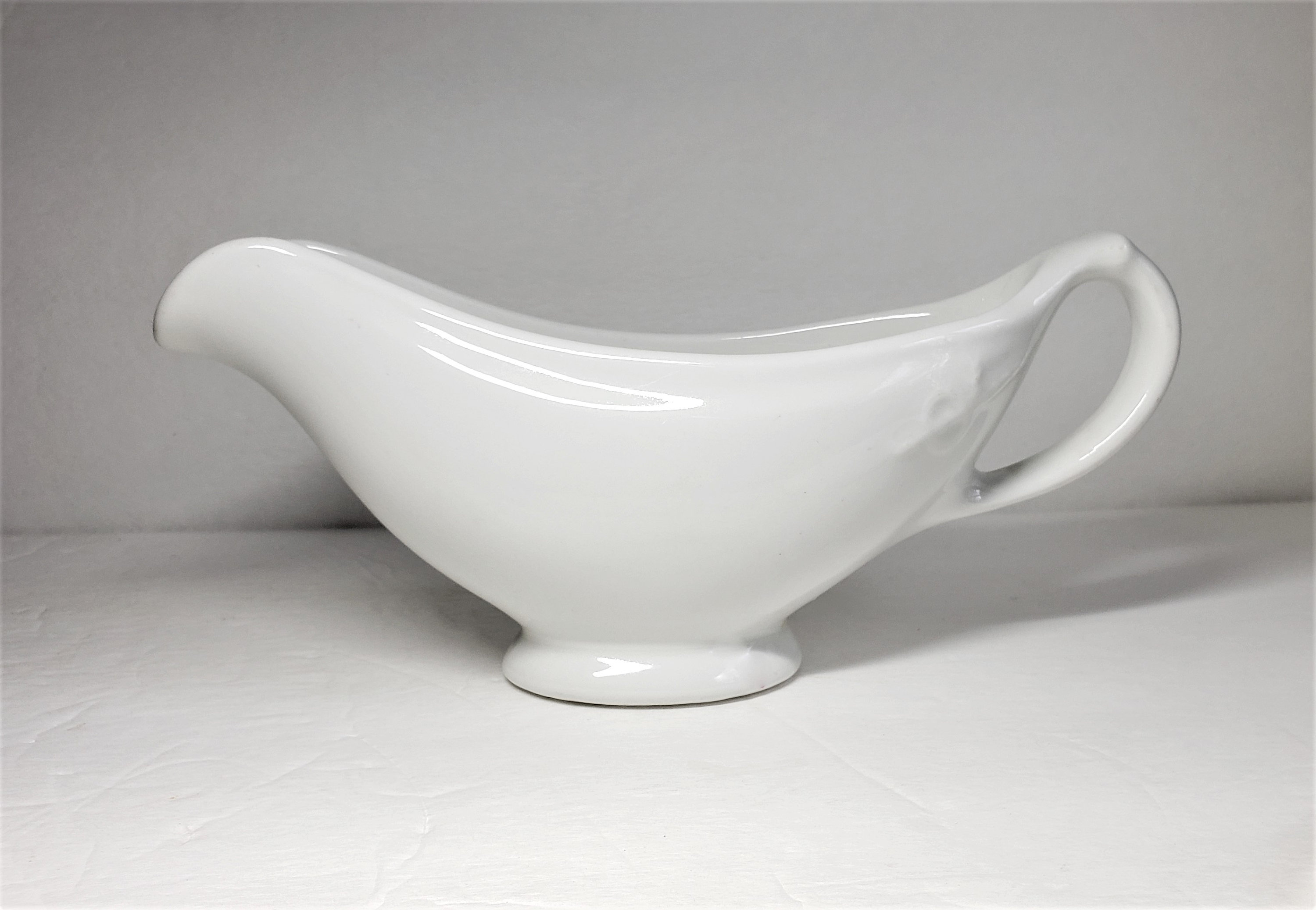 VINTAGE Mayer China White Ironstone Restaurant Ware Gravy Boat Dish ...