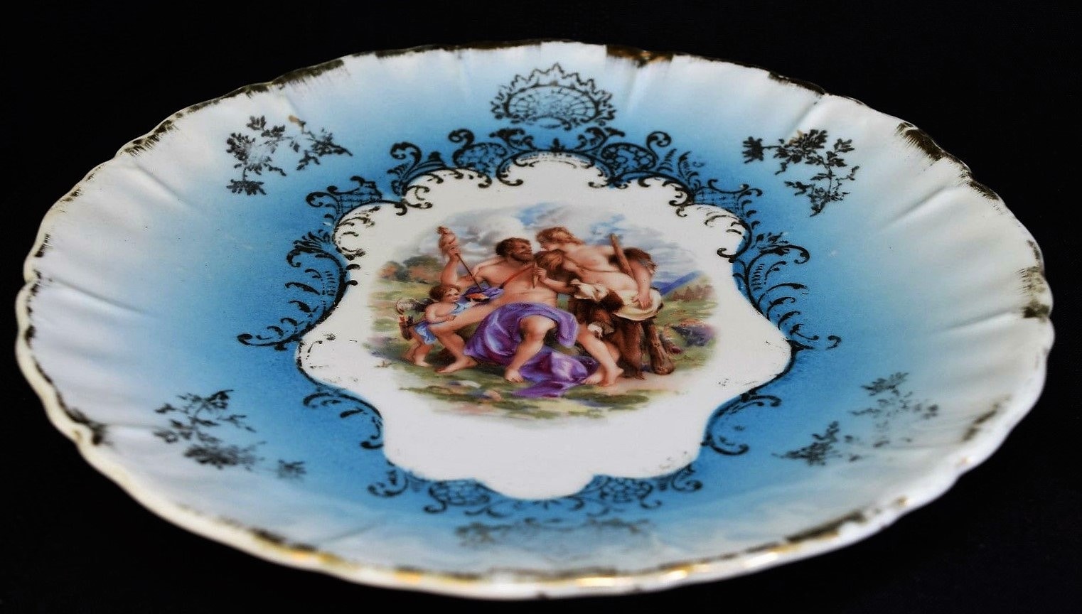 Antique Victorian Era German Cabinet Plate Gods & Goddesses Classical ...