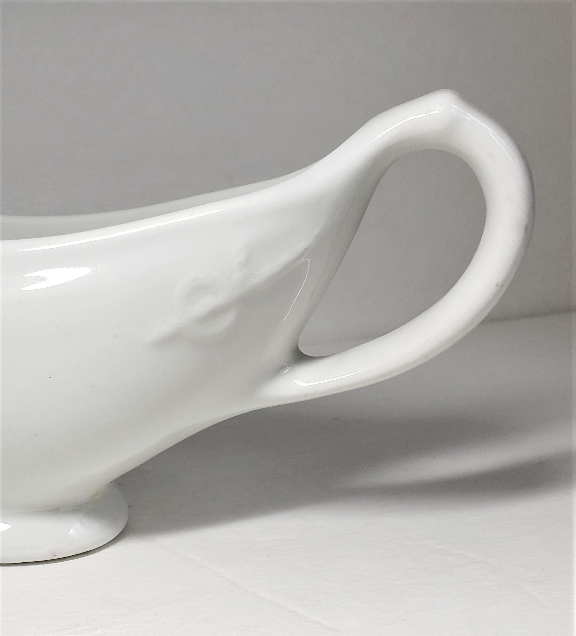 VINTAGE Mayer China White Ironstone Restaurant Ware Gravy Boat Dish ...