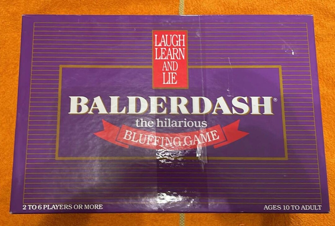 Balderdash - Board Game - 1984 - Complete - Etsy