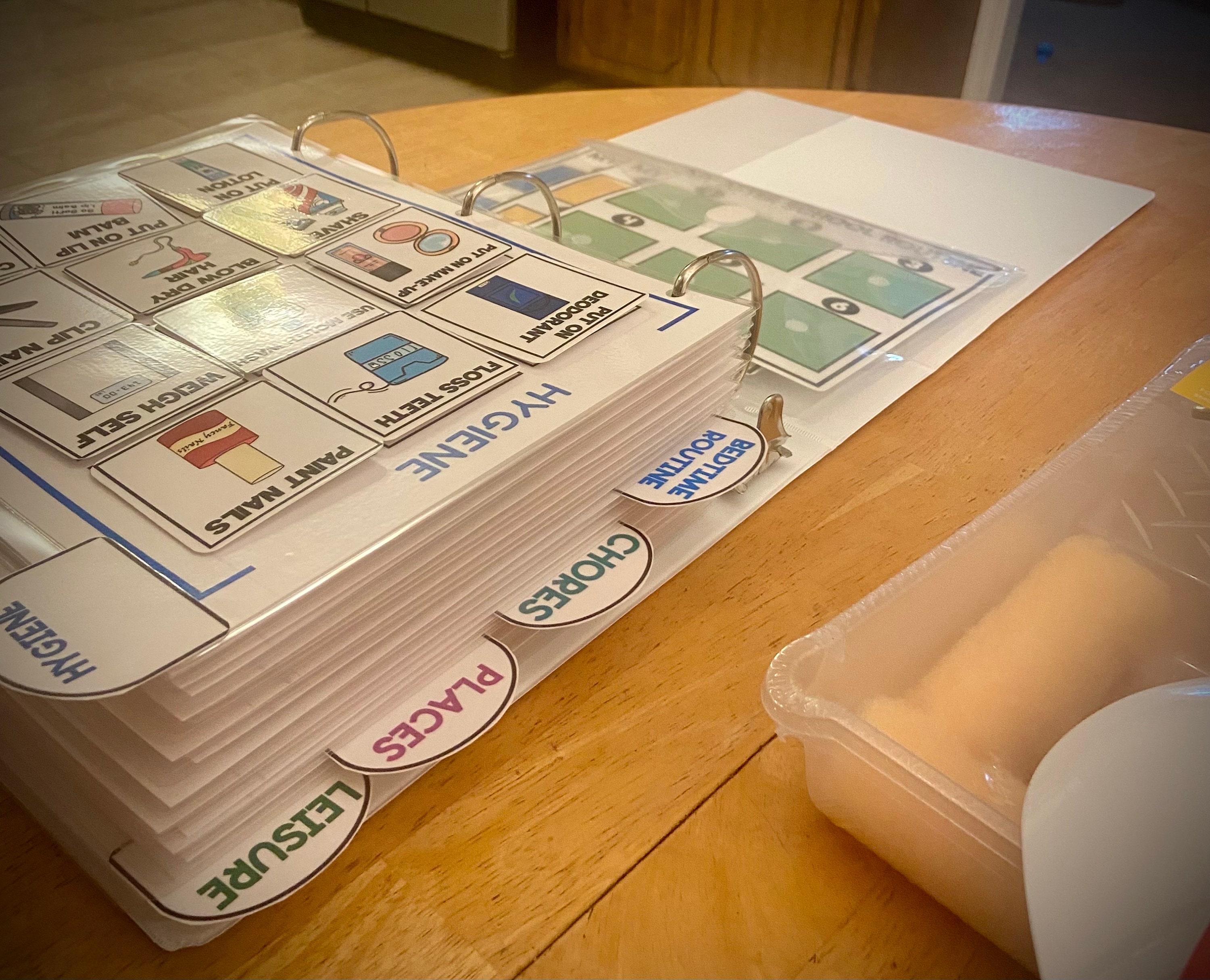 Daily Routine Visual Schedule Cards First/then Autism and Disables ...