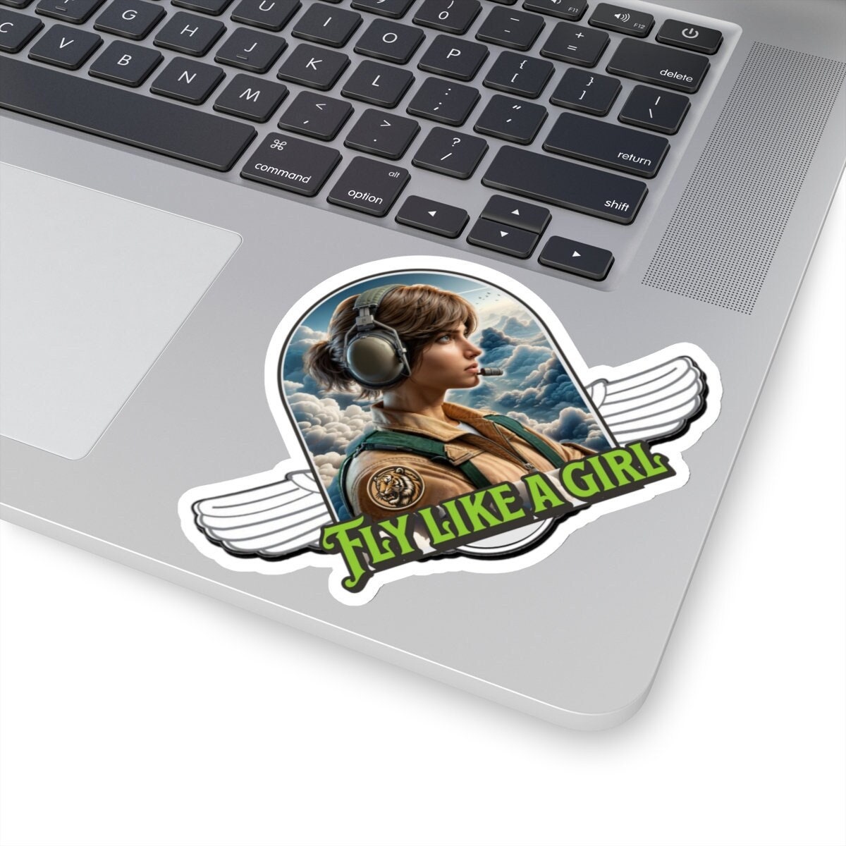 Fly Like a Girl Sticker, Decal, Female Aviators and Aviation ...