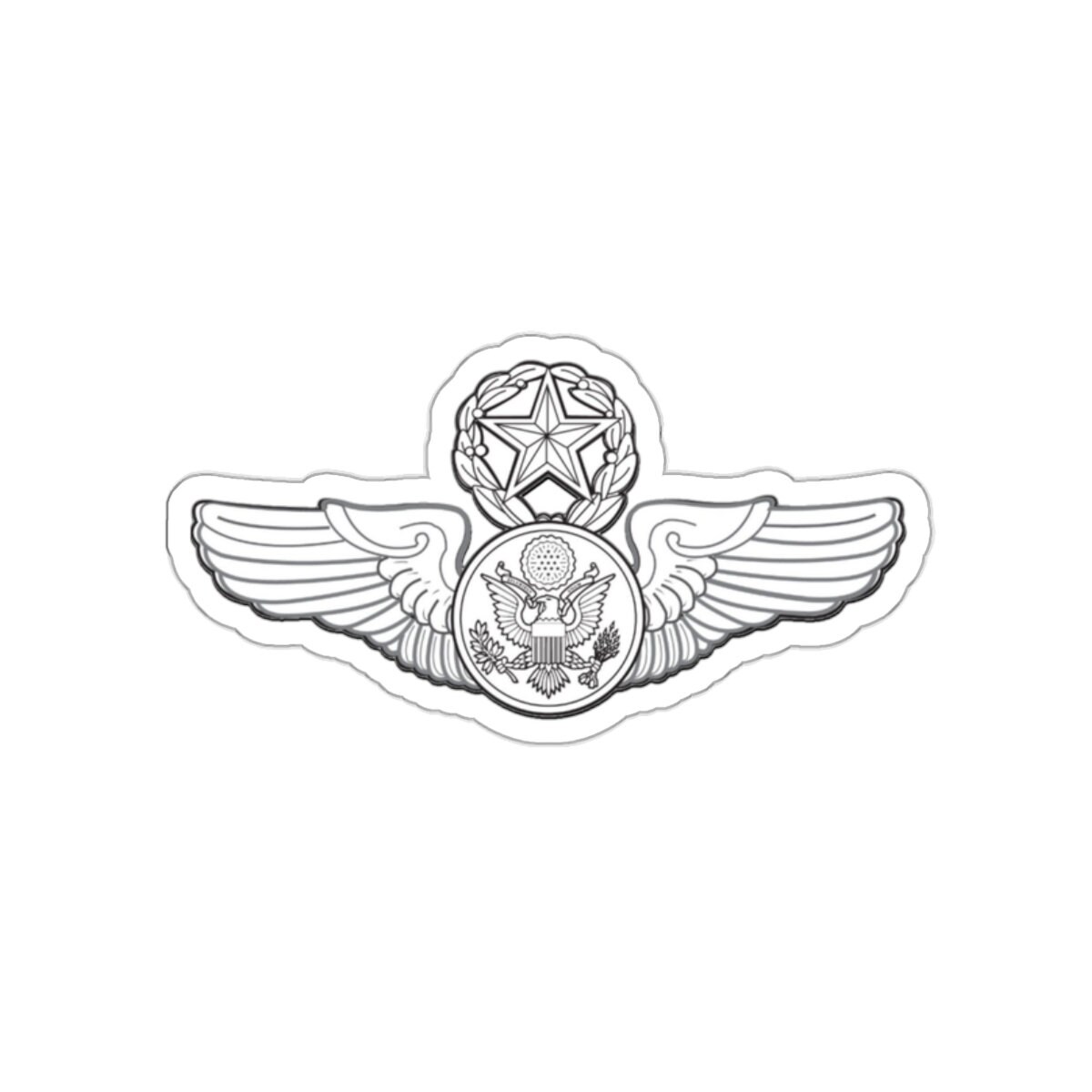 Chief Enlisted Air Wings Sticker Showcase Your Pride Indoors & Outdoors ...