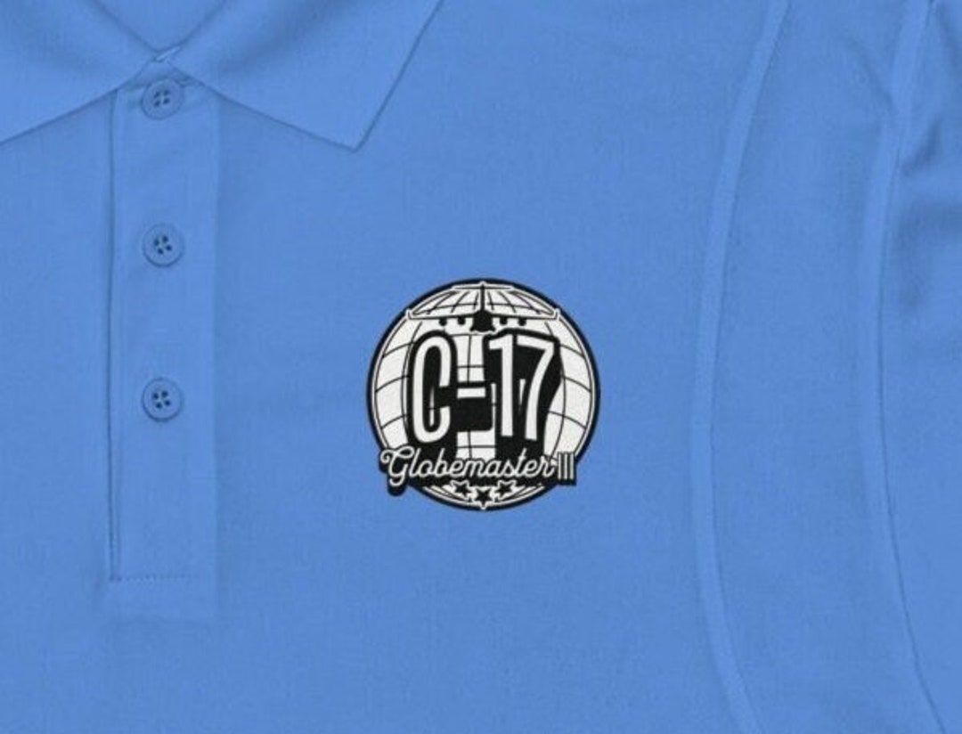 C-17 Globemaster III Polo Shirt - Military Aviation Enthusiast Apparel ...