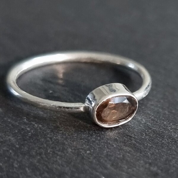 Horizontal Oval Engagement Ring - Etsy