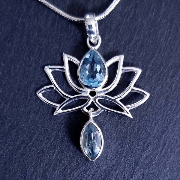 Lotus Flower Pendant - Etsy