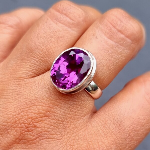 Purple Quartz Ring - Etsy