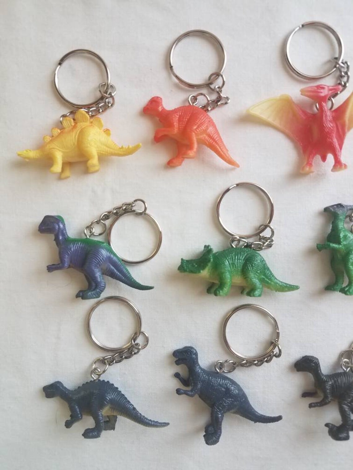SALE Assorted Dinosaur Keychains use code DINO2FOR10 | Etsy