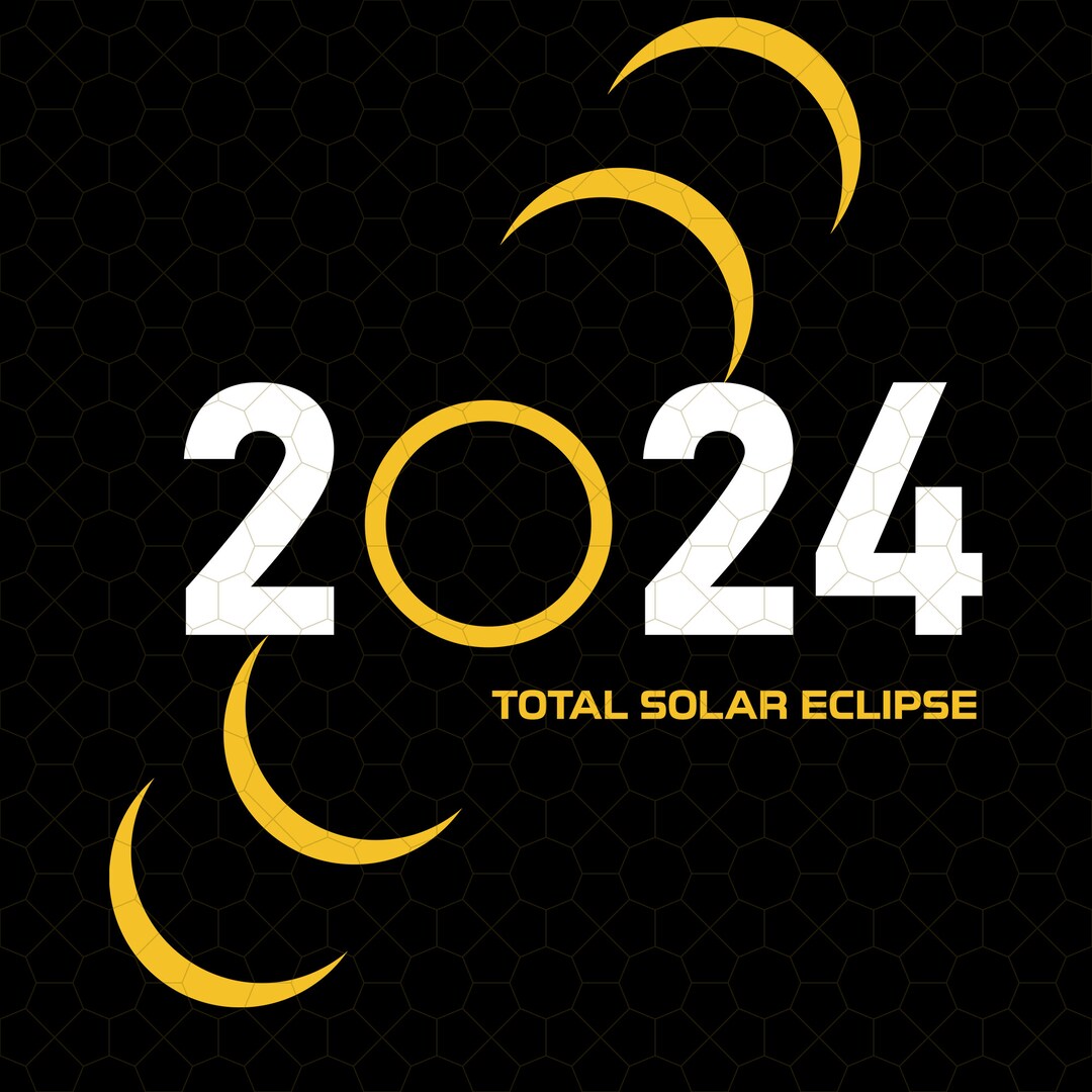 Total Solar Eclipse Retro Groovy Png, 2024 Total Solar Eclipse April 8 ...