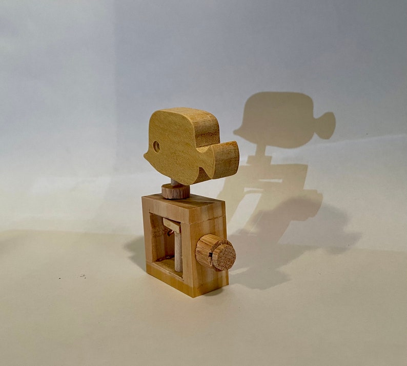 Pocket Automata, 1 Random Swimming Fish Made From Hardwood - Etsy