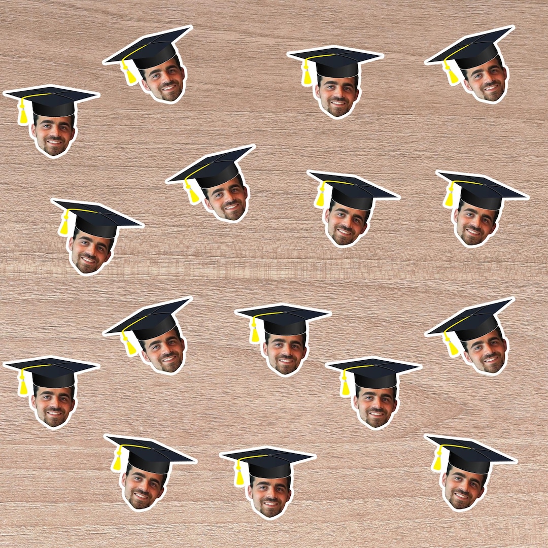 Personalized Face Confetti, Photo Confetti, Custom Face Photo Confetti ...