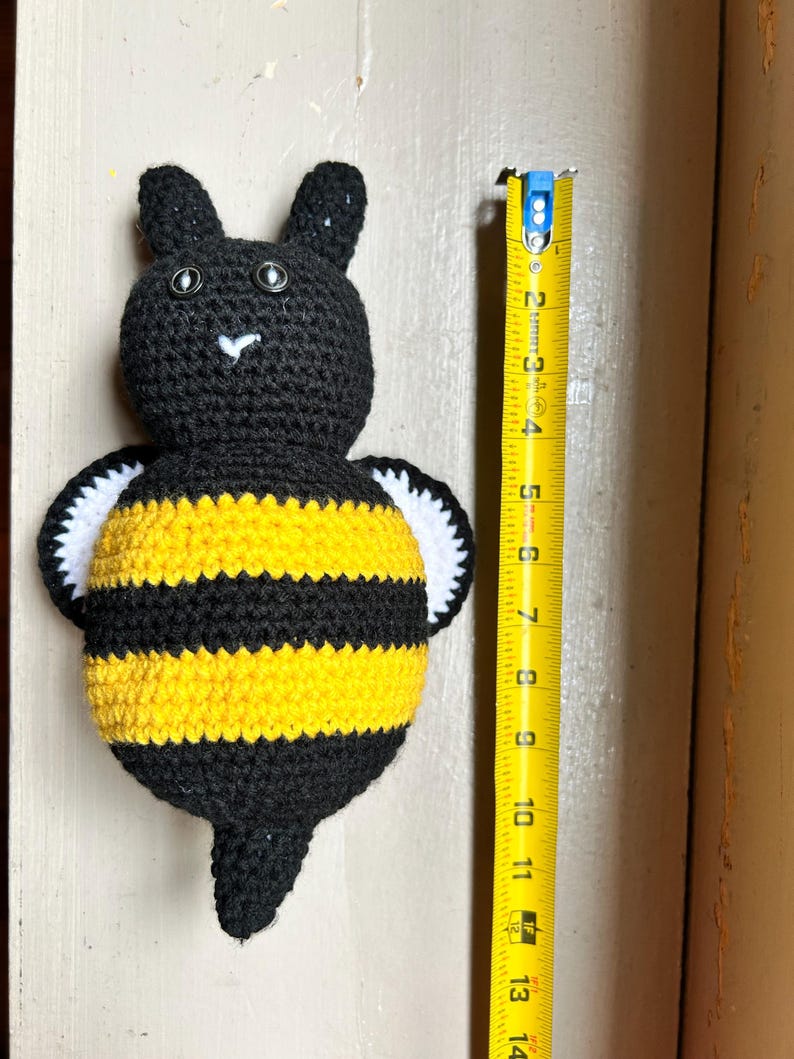 Filet Crochet Baby Bee Blanket With Bee Buddy - Etsy