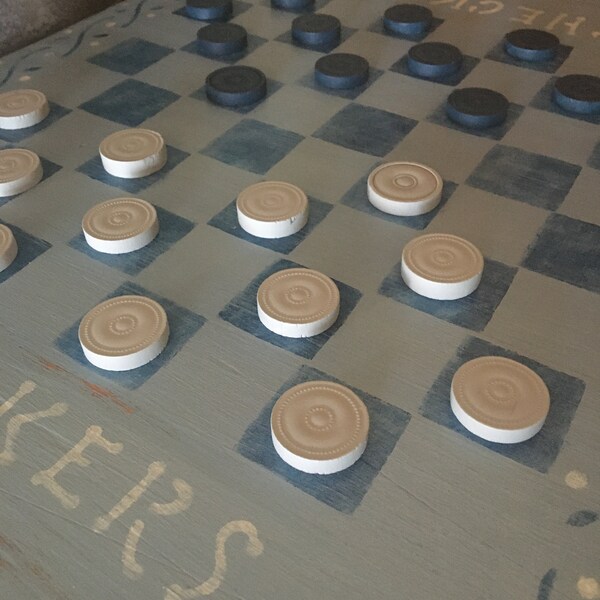 Rustic Checker Board - Etsy