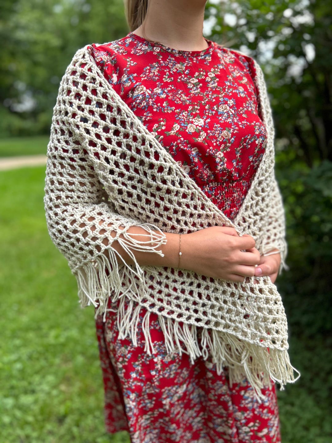 Crochet Shawl/reenactment Shawl/ Period Clothing - Etsy