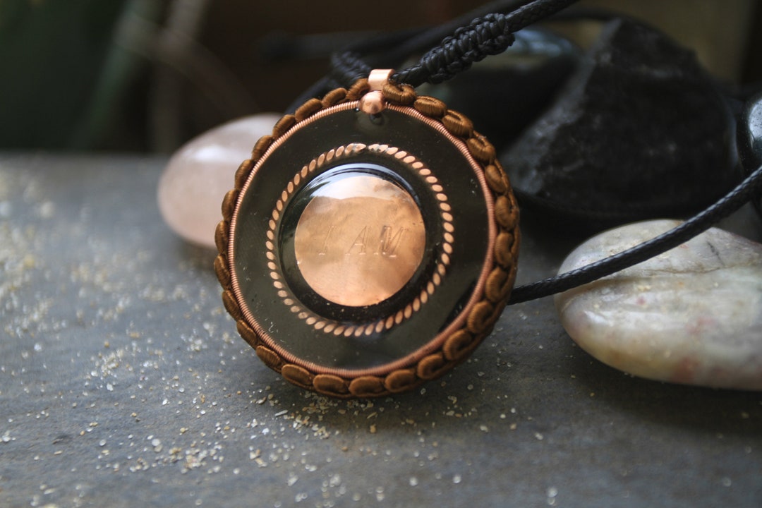 Orgonite Pendant | "i Am" Pendant | Lost Cubit Tensor Ring | Self ...