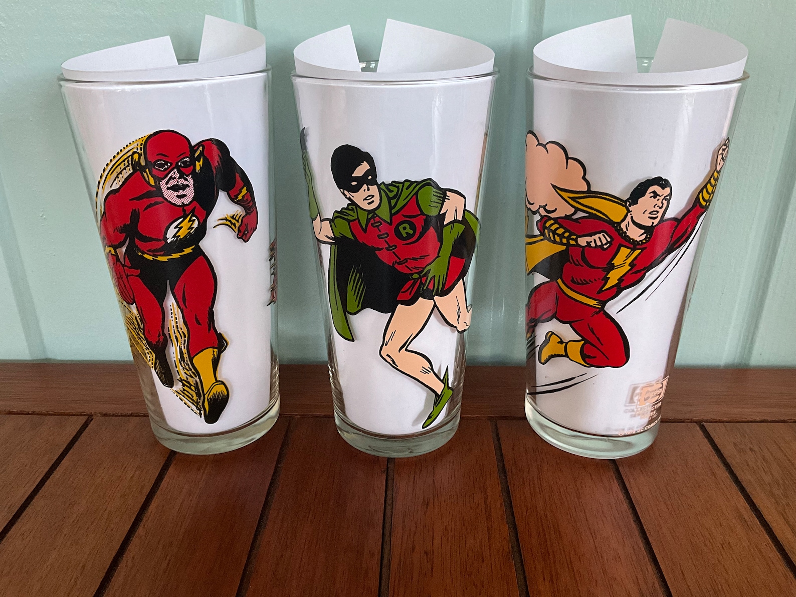One 1978 Pepsi DC Comics Super Heroes Glass, Replacement Glasses ...