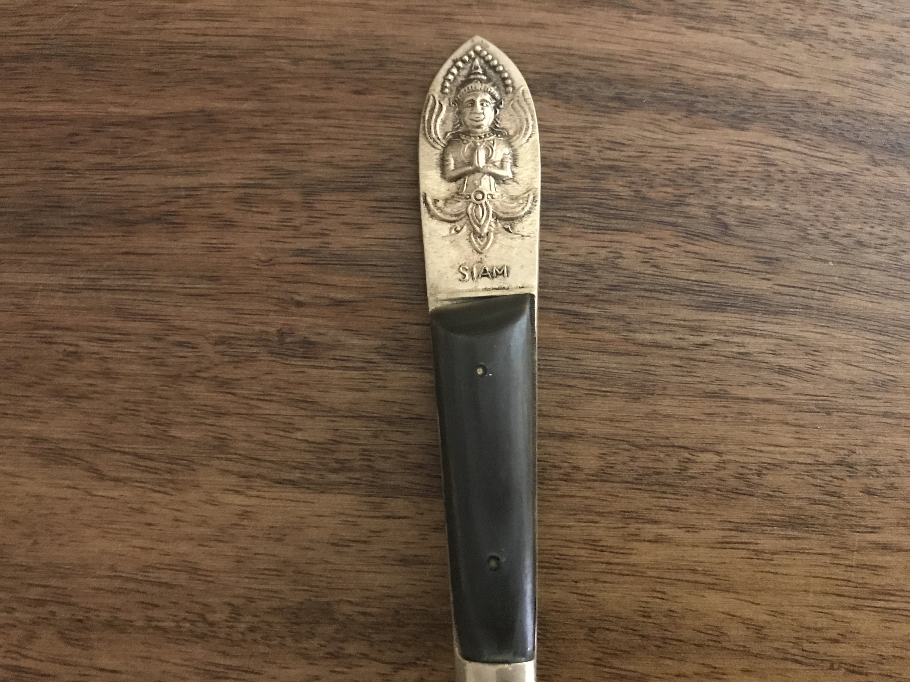 Vintage Thai Bronzeware Flatware / Silverware Salad Set / - Etsy