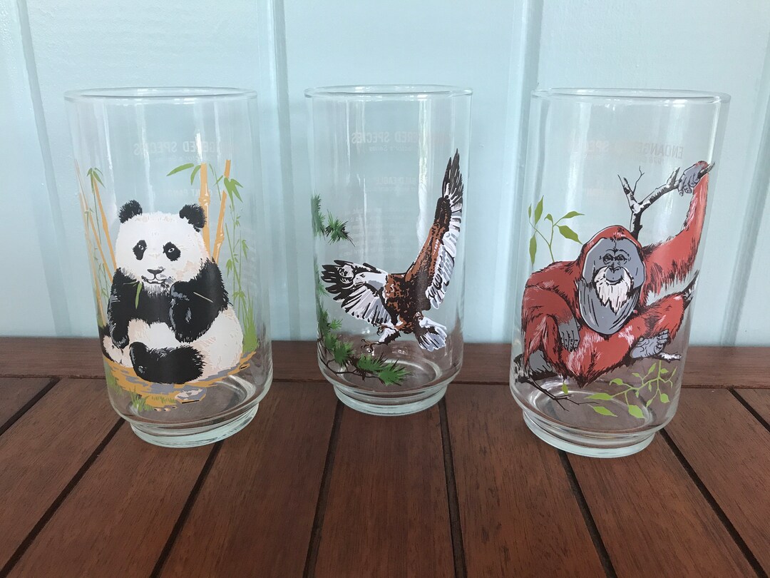 1978 Burger Chef Collector’s Series Endangered Species Glasses - the ...