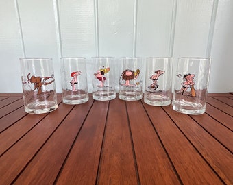 Vintage 1981 Arby’s B.C. Ice Age Collector Series 4 Drinking Glasses - Etsy