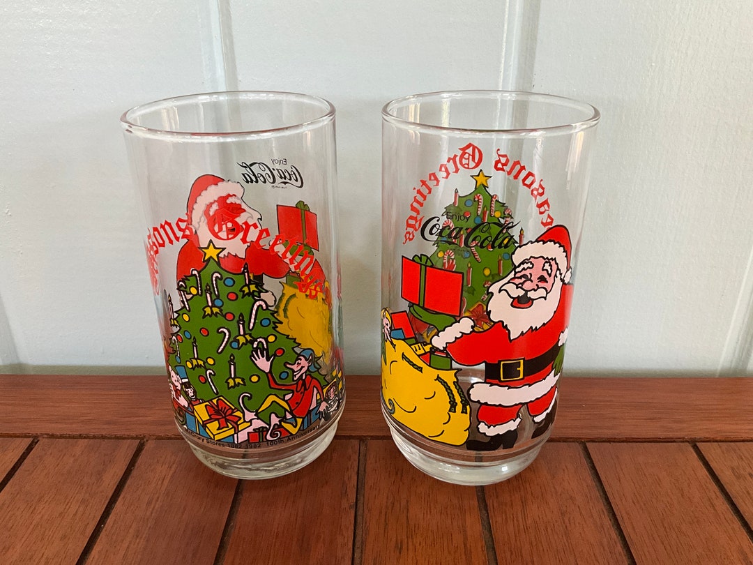 Two 1982 Mccrory Stores 1882-1982 100th Anniversary Coca-cola Christmas ...