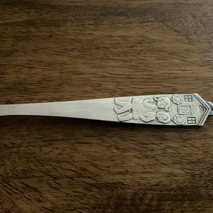 Silverplate Baby Silverware / Flatware - Spoon, Pusher - Boy, Girl ...