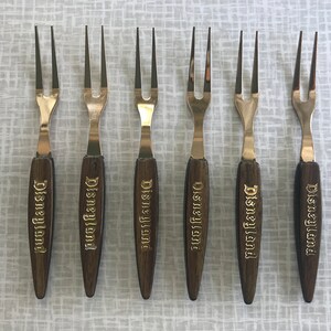 Six Bronze Plated Walt Disney Disneyland Silverware / Flatware in ...
